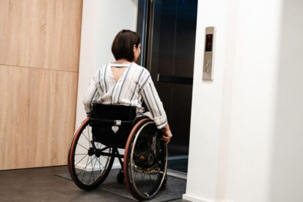 What Is The Best Way To Move A Wheelchair Onto An Elevator